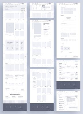 Website App Wireframe Examples For Creating A Solid Ux Design Artofit
