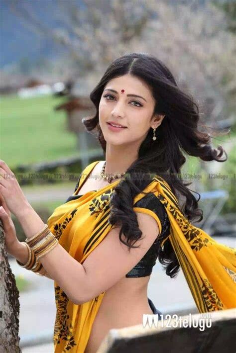 Shruti Hassan Half Saree