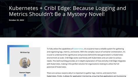 Cribl Edge Log Data Collection And Metrics From Host Devices