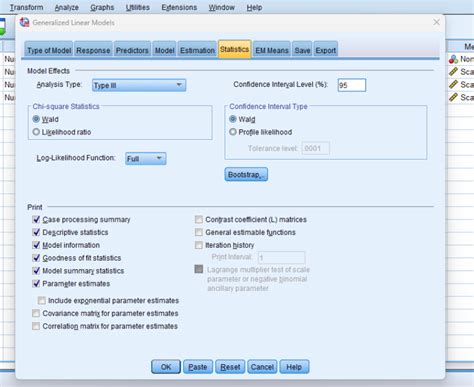 probit regression in spss explained performing reported
