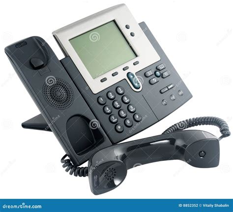 Digital Telephone Set Off Hook Stock Photo Image Of Hands Call