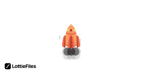 Free The Flying Rocket Animation By Minhajur Rahman Lottiefiles