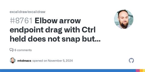 Elbow Arrow Endpoint Drag With Ctrl Held Does Not Snap But Tries To Select · Issue 8761
