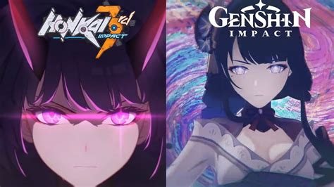 Every Honkai And Genshin Same Characters Expy Counterparts So Far Youtube