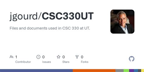 github jgourd csc330ut files and documents used in csc 330 at ut