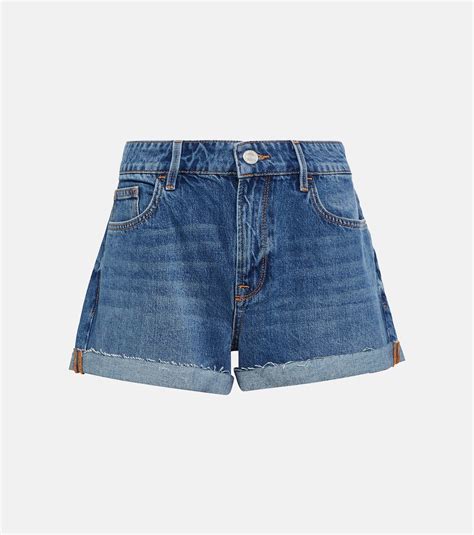 Le Grand Garcon Denim Shorts In Blue Frame Mytheresa