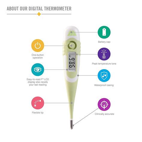 9 Second Flexible Tip Digital Thermometer