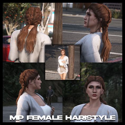 Two Braid Hairstyle For Mp Female Gta5