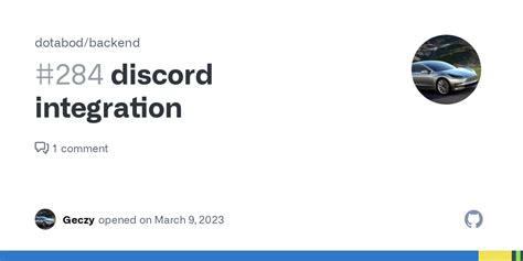 Discord Integration · Issue 284 · Dotabodbackend · Github