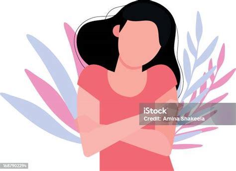 The Girl Loves Herself Stock Illustration Download Image Now Active