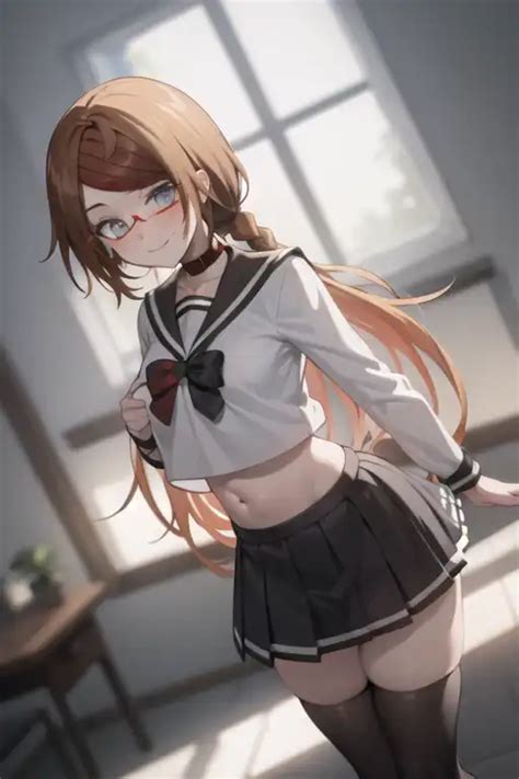 Ai Art Misaki Sakimiya Dead Mount Death Play By Code Zero Pixai