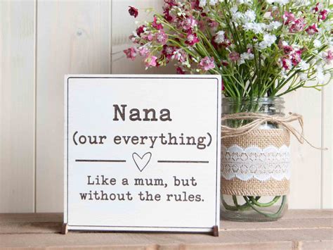 Nan Definition Sign Personalised Sprinkled With Magic