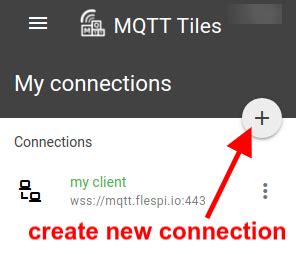 MQTT Tiles Connections