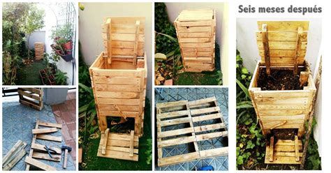 Compostera Casera De Palets Diy Compostera Casera Como Hacer Un