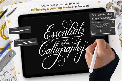 Essentials For Calligraphy In Procreate Ipad Calligraphy