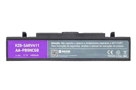 Bateria Notebook Samsung Rv415 Preta Kazuk Bateria Para