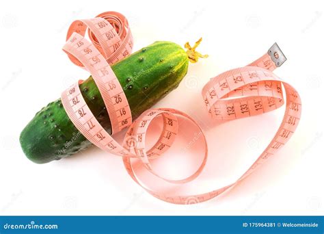 Cucumber And Measuring Tape Healthy Life Concept Healthy Eating