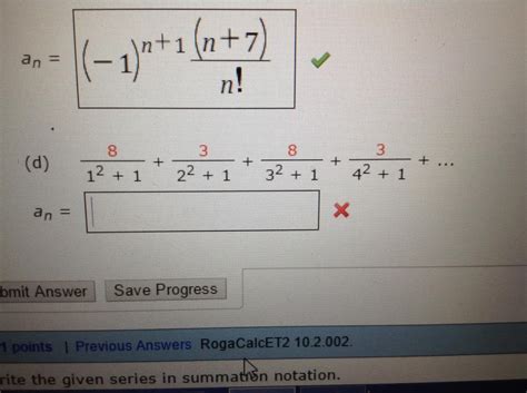 solved directions find a formula for the general term an