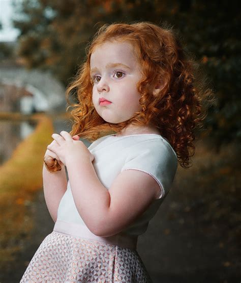 1366x1600 Resolution Blonde Cute Little Brown Eyes Girl Near Lake