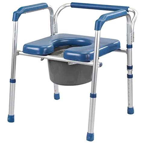 Easy Comforts Folding Commode With Padded Seat A Must FurnitureV