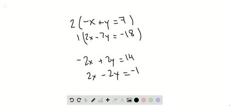 Solved Use The Substitution Method Or Linear Combinations To Solve The