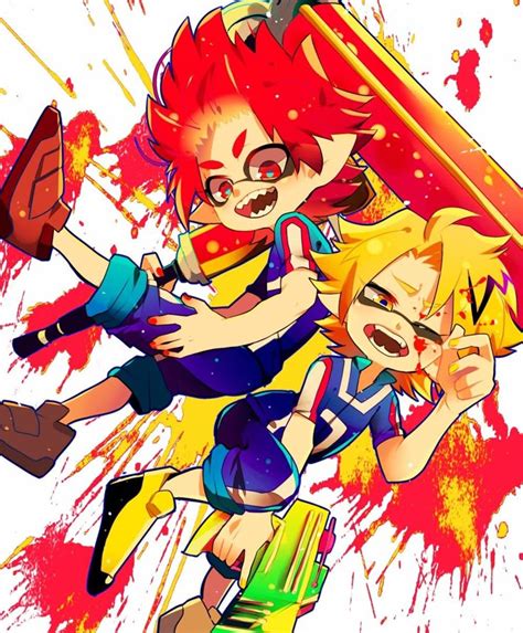 Kirishima Eijirou And Kaminari Denki