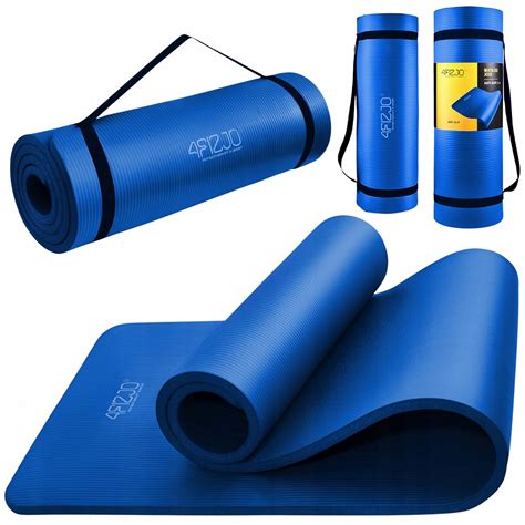 ᐉ Коврик для фитнеса 4fizjo NBR 180x60x1 см Navy Blue (4FJ0432 ...