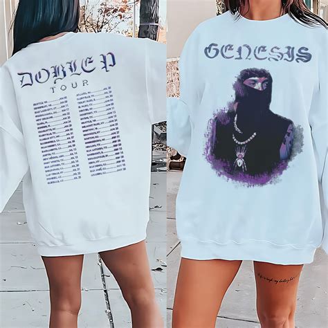 Peso Pluma Genesis Shirt Peso Pluma Tour Shirt La Doble P Tour 2023
