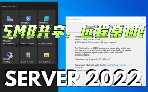 vmware安装winserver2022配置smb局域网共享和远程桌面教程 视频下载 video downloader