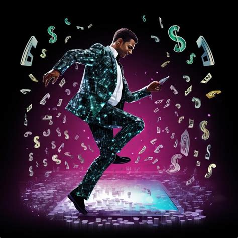 Premium Ai Image Binary Beats Tapping Grooves Captivating A Digital Crowd
