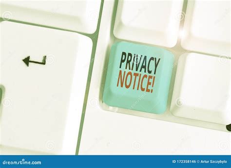 Writing Note Showing Privacy Notice Business Photo Showcasing Fulfils