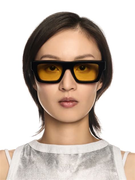 Blackyellow Oregon Sunglasses In Black Off White™ Official Us