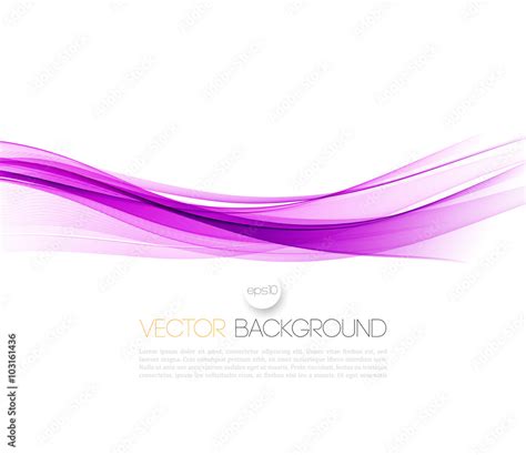 Abstract Smooth Wave Motion Illustration Stock Vector Adobe Stock