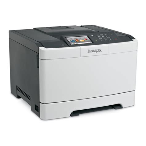 Lexmark Cs410 User Manual Pdf Download Manualslib