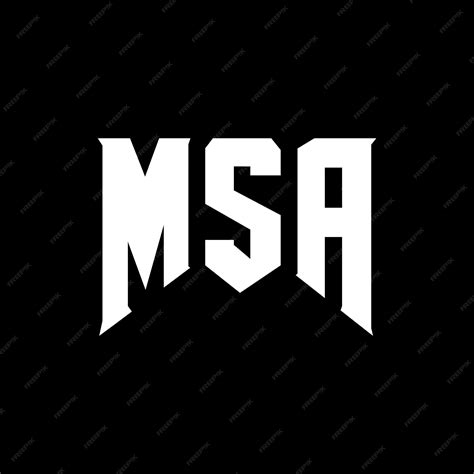 기술 회사 Msa의 글자 로고 디자인 Msa 로고 디자인 검은색과 색 컬러 조합 Msa 로그 Msa 터 Msa 디자인 Msa 아이콘 Msa 알파 Msa 타이포그래피 로고