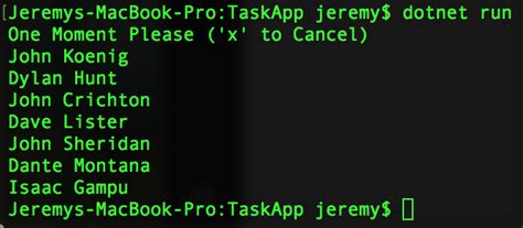Jeremy Bytes Using Task With NET Core 2 0 Success Error Cancellation