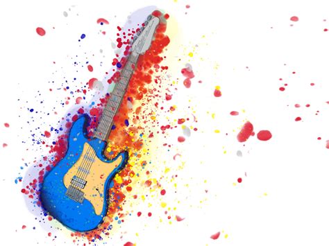 Guitar Splatter By 3ichael7ambert On Deviantart