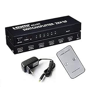 Microware X HDMI Matrix Switch Splitter K Input Output Support Full HD P D Audio