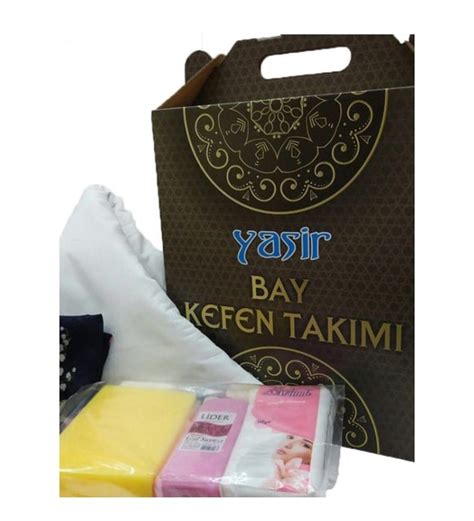 Kefen Takımı Erkek Tam Takım Cenaze Için Kullanmaya Hazır