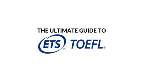 The Ultimate Guide To Toefl Test Of English As A Foreign Language