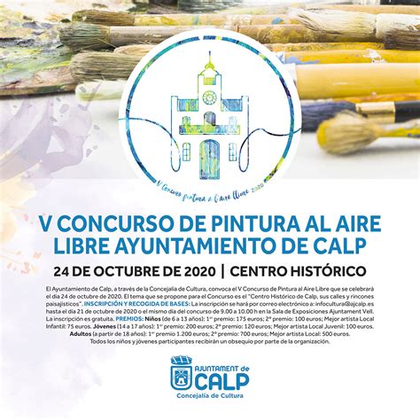 Exposición V Edición Concurso De Pintura Al Aire Libre 2020 Tourist