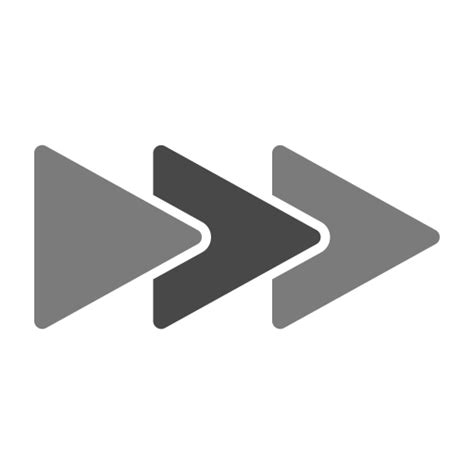 Fast Forward Generic Grey Icon