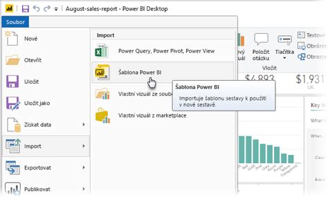 Vytváření A Používání šablon Sestav V Power Bi Desktopu Power Bi