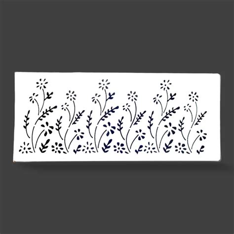 Bakeguru® Wave Pattern Stencil Royal Icing And Lustre Dust Stencil