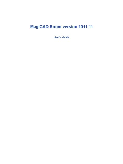 magicad 2011 11 for autocad room ug pdf pdf command line interface