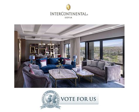 Intercontinental Sofia 3rd Nomination At The World Travel Awards 2019