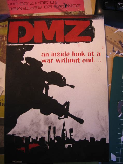 Dmz Stencil On Notebook By Upton Pickman On Deviantart