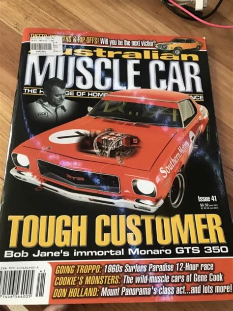 Australian Muscle Car Magazine Issue 41 Monaro Gts 350 Jane Gene Hdt