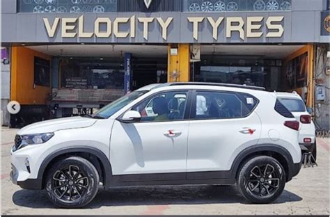 First Updated Kia Sonet With Aftermarket Alloys This Is It