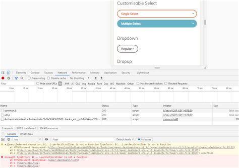 PerfectScrollbar Is Not A Function TypeError Issue 50